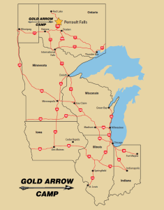 Directions - Gold Arrow Camp